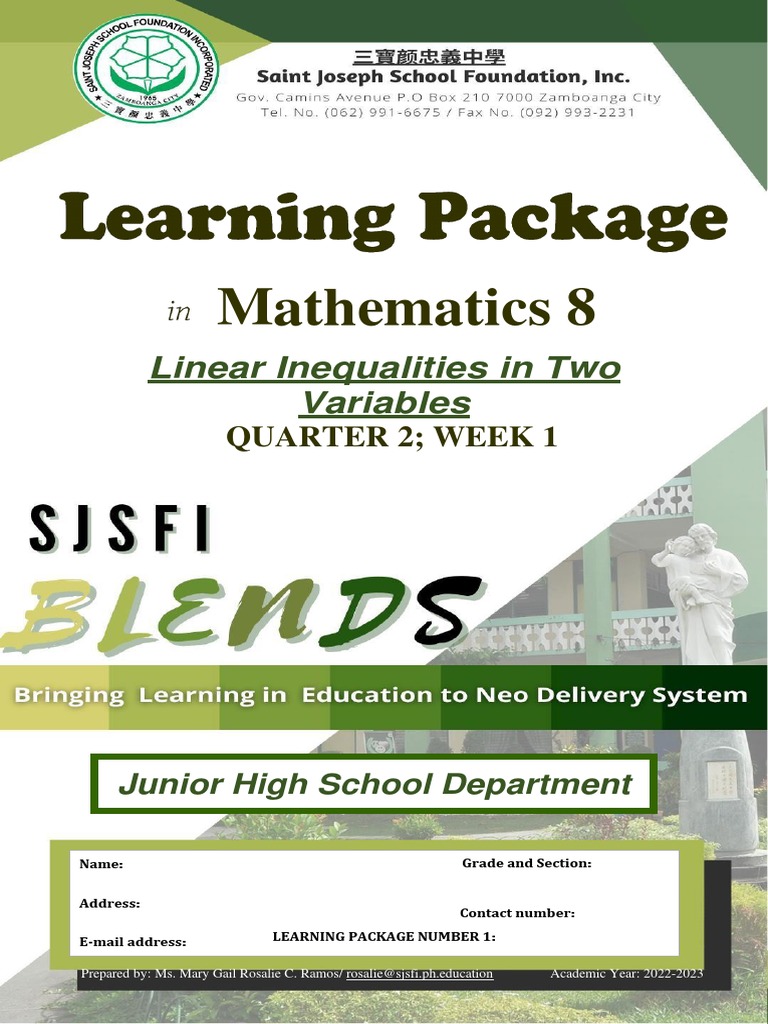 62f896029b19ea001261ce5f-1660465185-Math 8 - Q2W1 | PDF | Equations | Elementary Mathematics