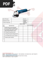 Thread-Machine Inspection Check List | PDF | Manufactured Goods | Equipment