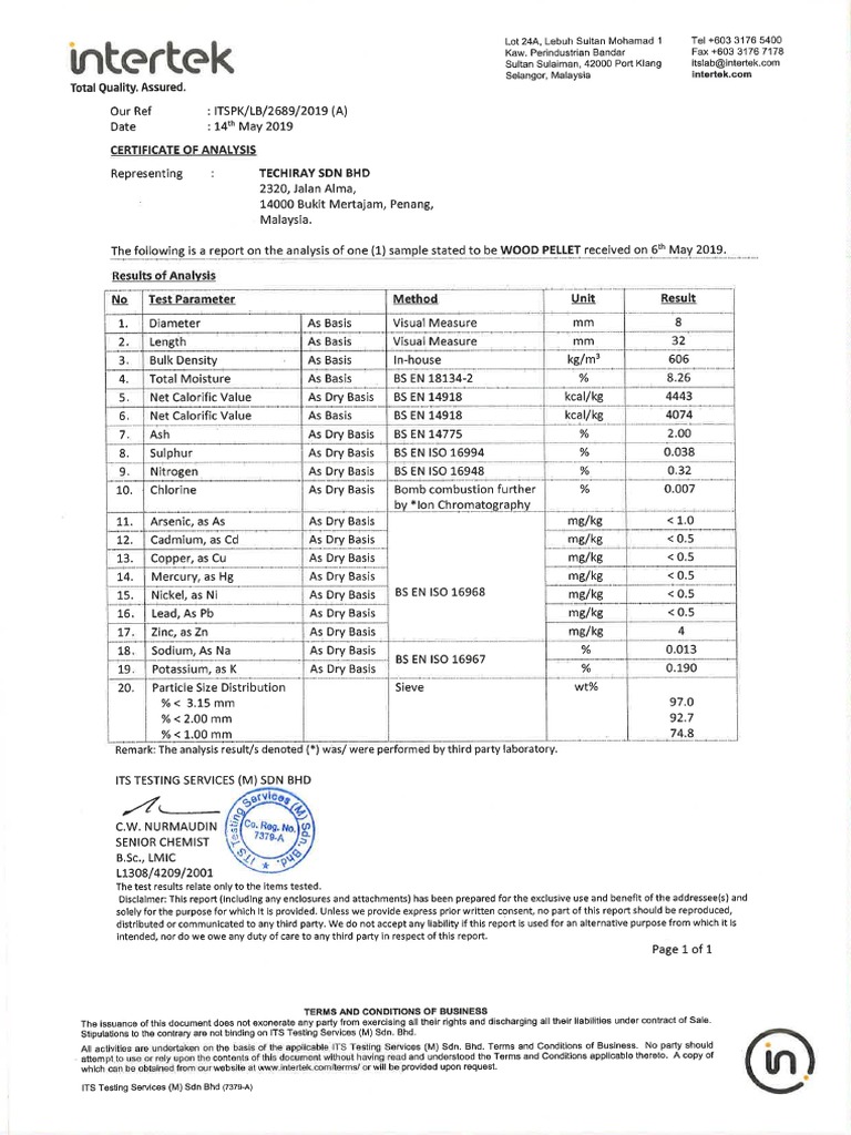 Intertek - Test Report - Final | PDF
