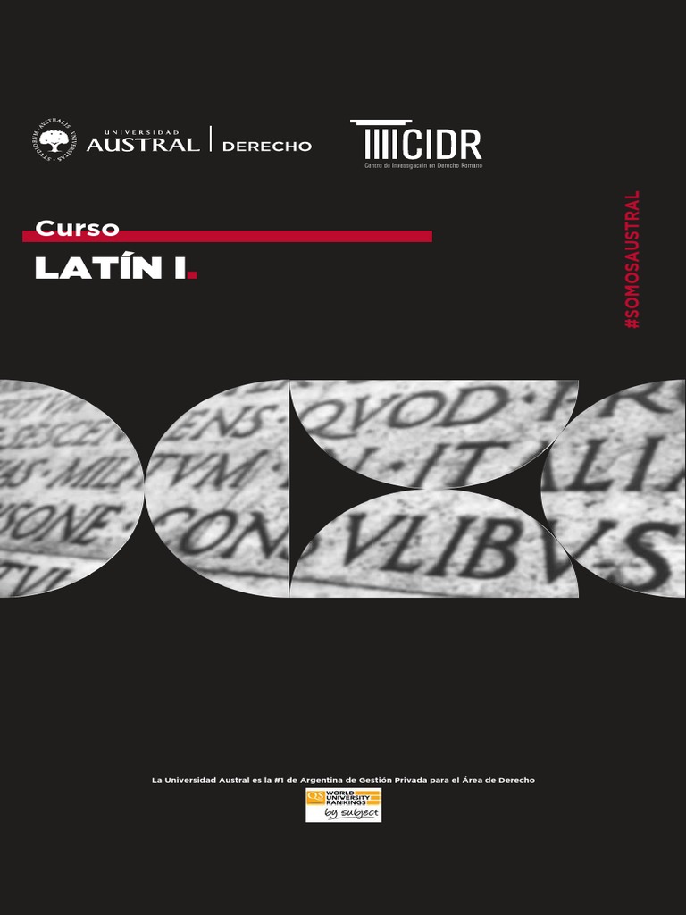 Latin I 2023 - Programa Mobile | PDF | latín | Verbo