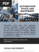 Essential Automotive Hand Tools List | PDF | Screw | Nut (Hardware)