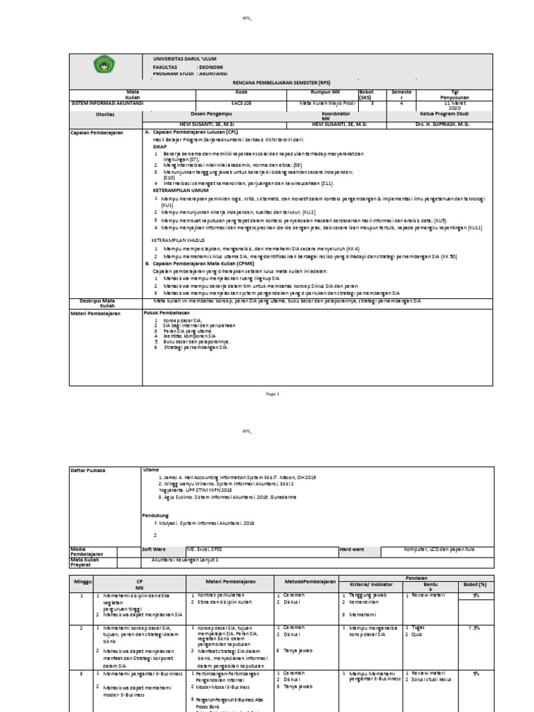 RPS Sia - Kkni | PDF