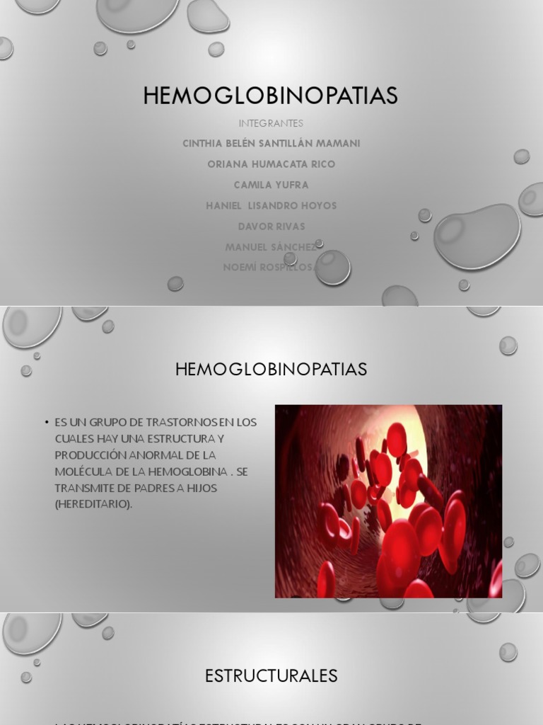 Hemoglobinopatias | PDF