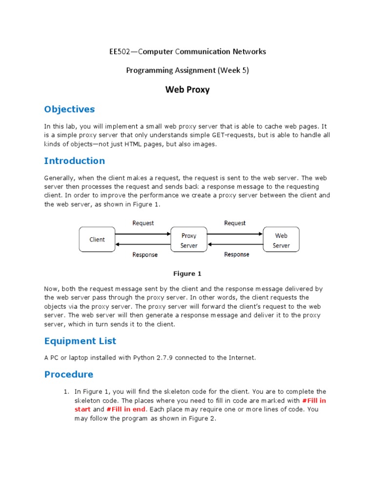 EE502 W5 Programming | PDF | Proxy Server | World Wide Web EE502 W5 Programming | PDF | Proxy Server | World Wide Web
