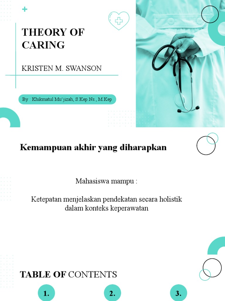 Theory of Caring: Kristen M. Swanson | PDF