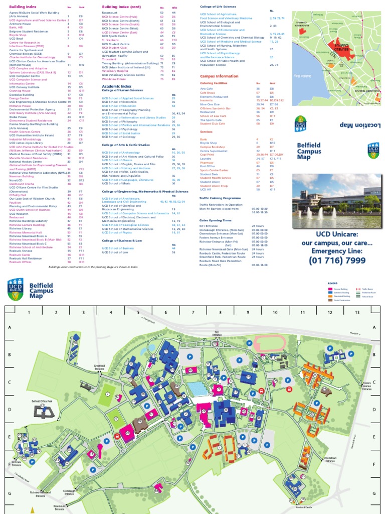 UCD Map | PDF | Science And Technology | Science