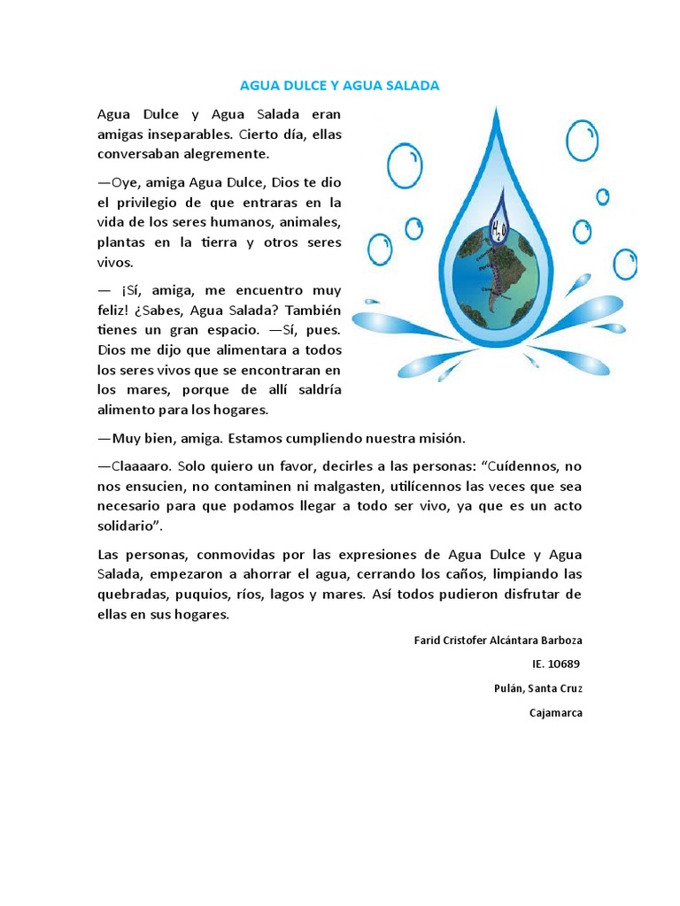 Agua Dulce y Agua Salada | PDF