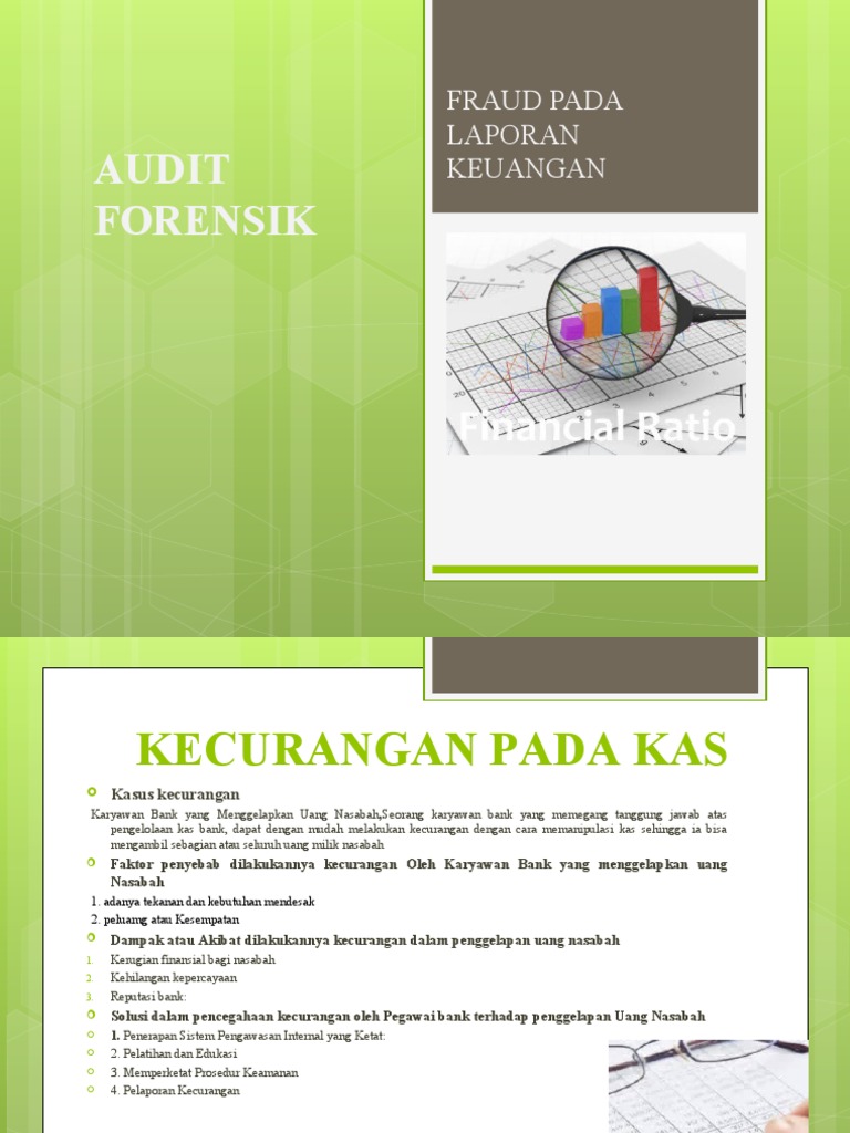 Audit Forensik: Fraud Pada Laporan Keuangan | PDF