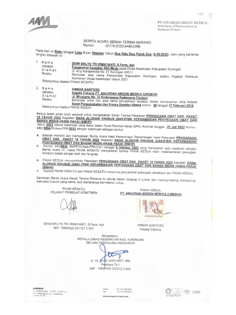 PT Anugrah Argon Medica | PDF