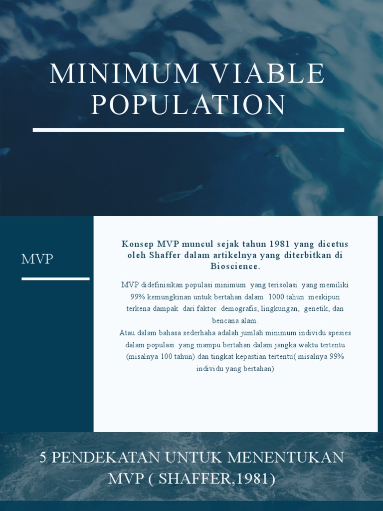 MVP DALAM KONSERVASI | PDF