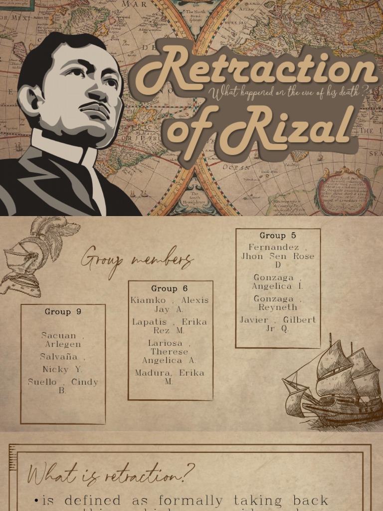 Retraction of Rizal | PDF