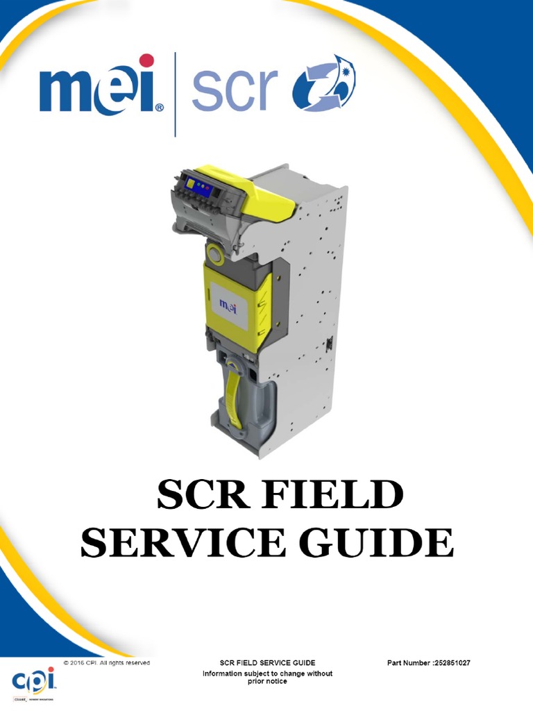 MEI SCR Service Manual _ 34 pages | PDF