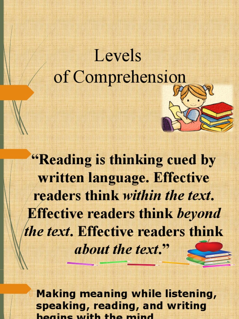 Understanding Levels of Comprehension | PDF