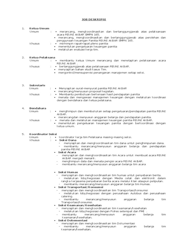 Spanduk dan Tema Reuni Akbar SMPN 165 | PDF