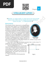 Class 11 Straight Lines Complete Notes | PDF