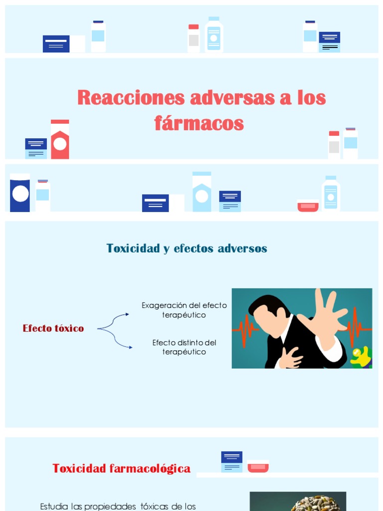 Reacciones Adversas de Los Fármacos-Interacciones Farmacológicas | PDF | Medicamentos con receta ...