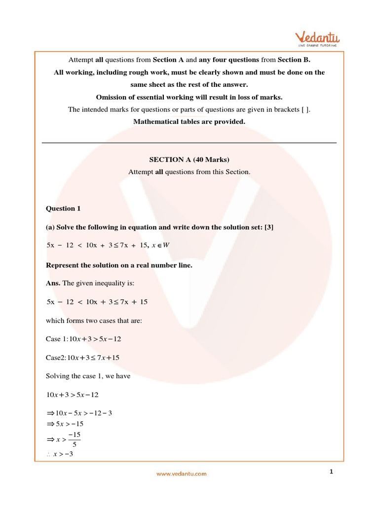 ICSE Sample Papers For Class 10 Mathematics Paper 2 | PDF | Circle ...