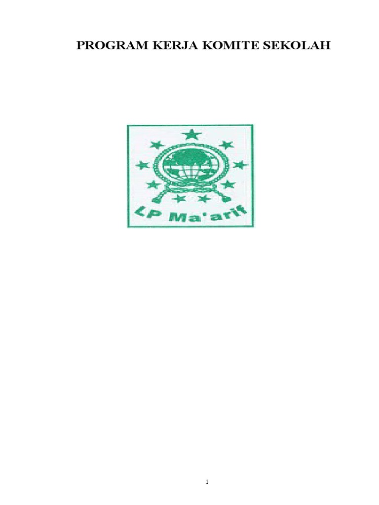 Proker-Komite-Sma Maarif 1 Sleman | PDF | Karier & Perkembangan