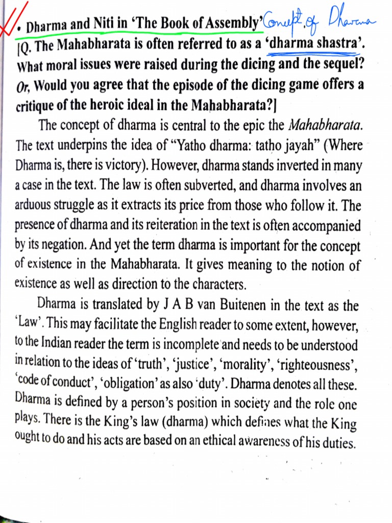 Mahabharat Important Broad Question | PDF