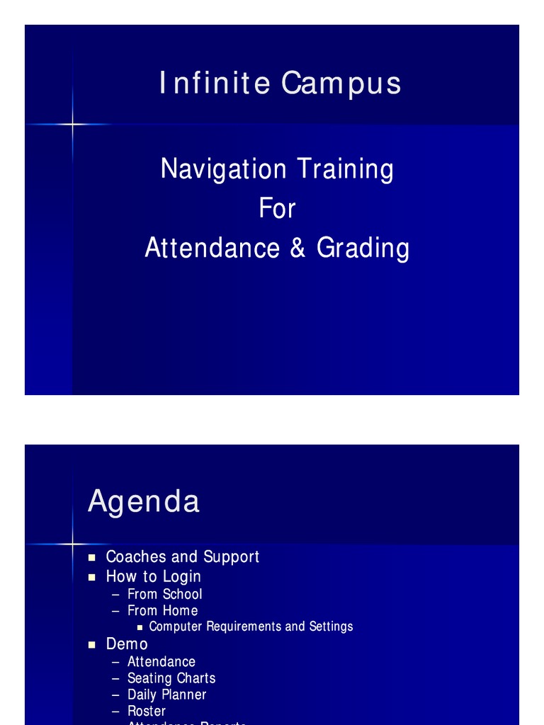 Infinite Campus Navigation Guide | PDF | Login | Computing