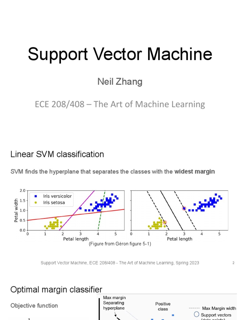 SMV 3 | PDF | Support Vector Machine | Machine Learning