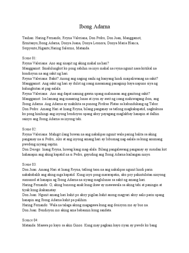 Ibong Adarna | PDF