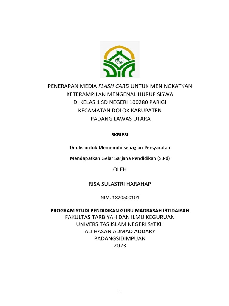 Skripsi Risa Sulastri Buat Semha | PDF