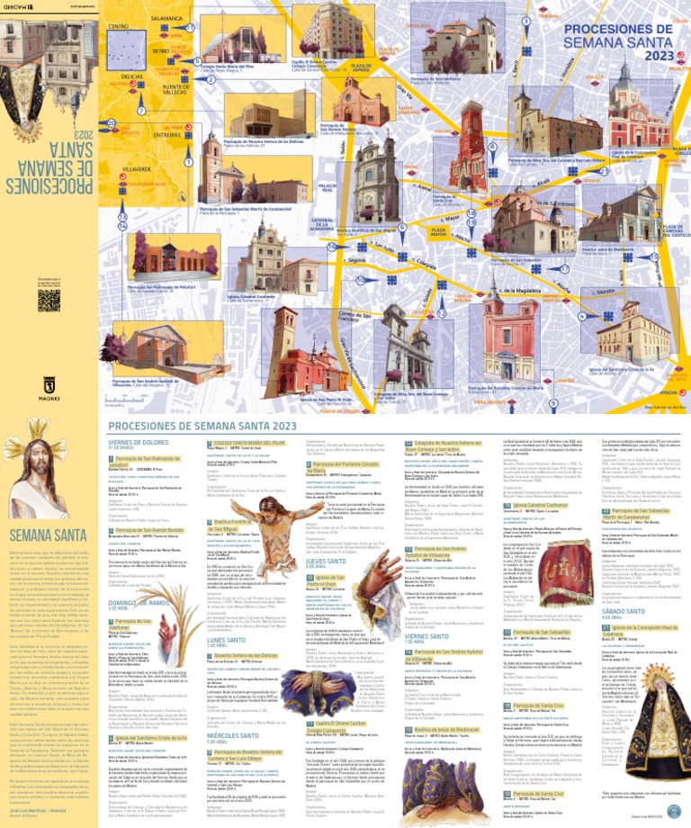 mapa_procesiones_semana_santa_madrid | PDF | María, madre de Jesús ...