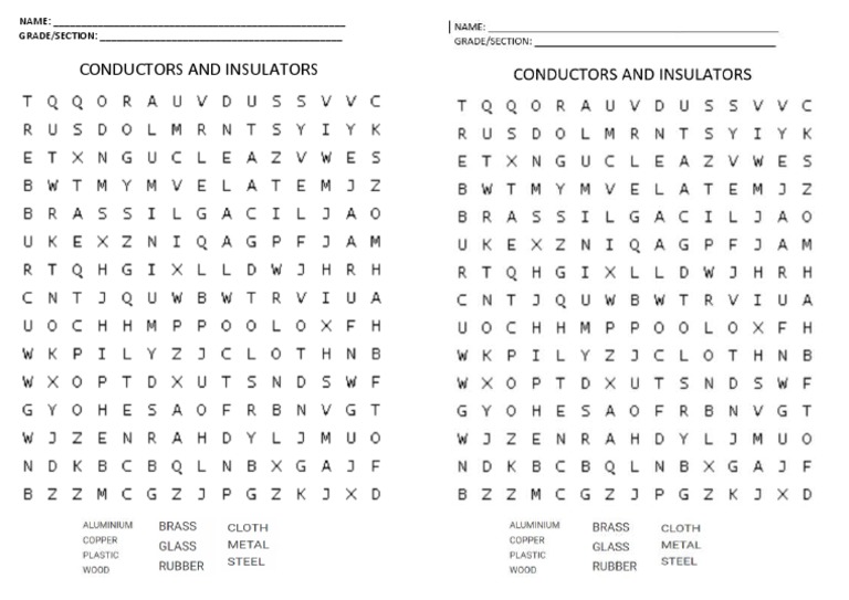 CONDUCTOR WORD SEARCH | PDF