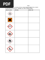 Hazard Symbols Worksheets | PDF | Toxicity | Poison
