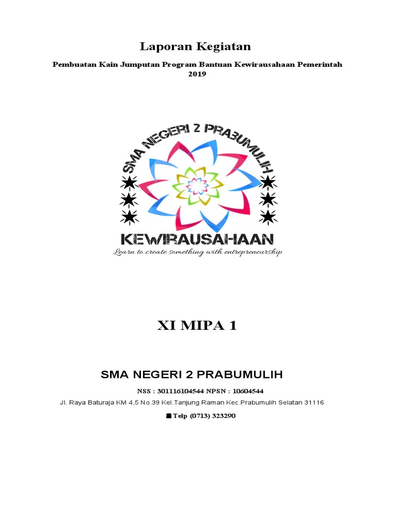 Laporan Jumputan Xi Ips 2 | PDF | Bisnis
