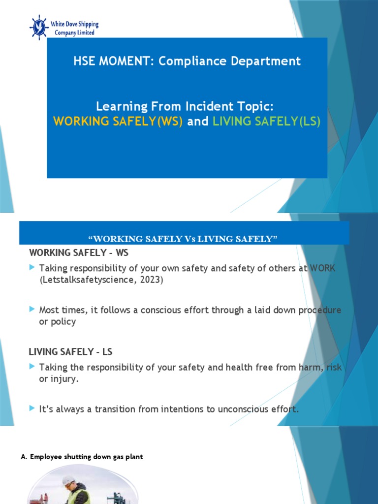 Hse Moment - Compliance Dept 2023 | PDF