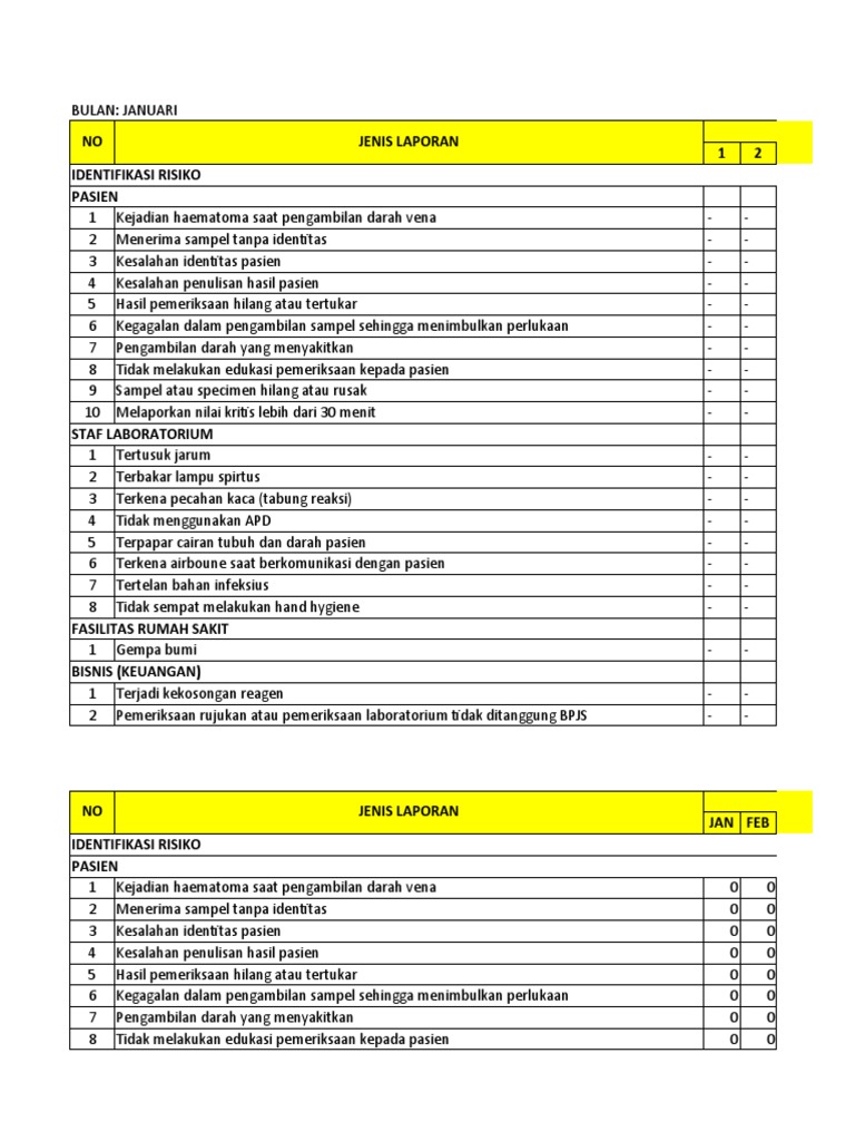 Identifikasi Risiko | PDF