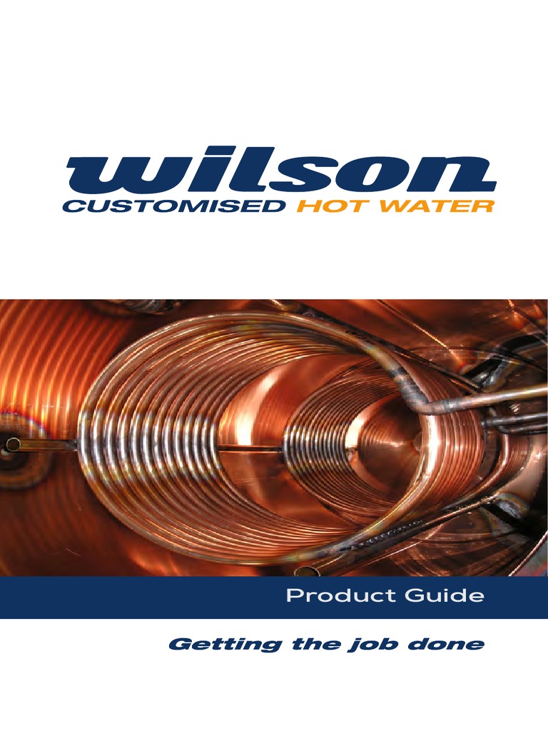 Wilson DL Product Brochure | PDF | Water Heating | Materials