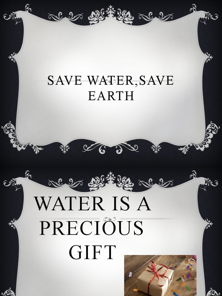 Save Water, Save Earth | PDF