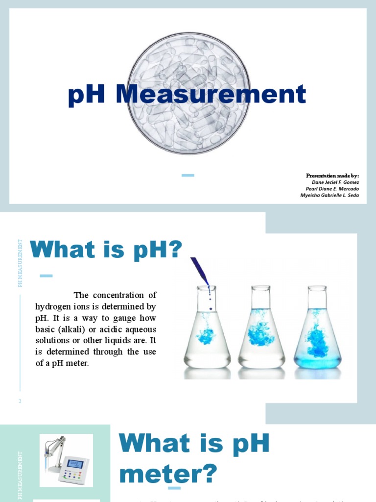 PH Measurements | PDF | Ph | Buffer Solution