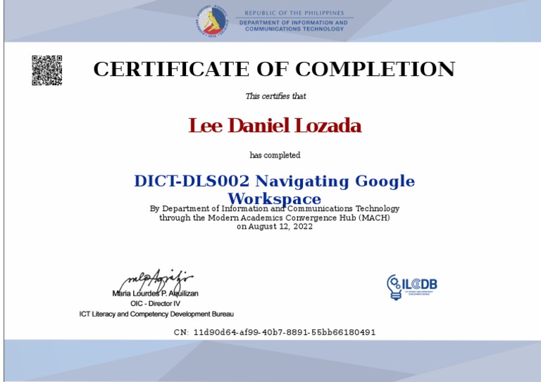 DICT-DLS002 Navigating Google Workspace | PDF