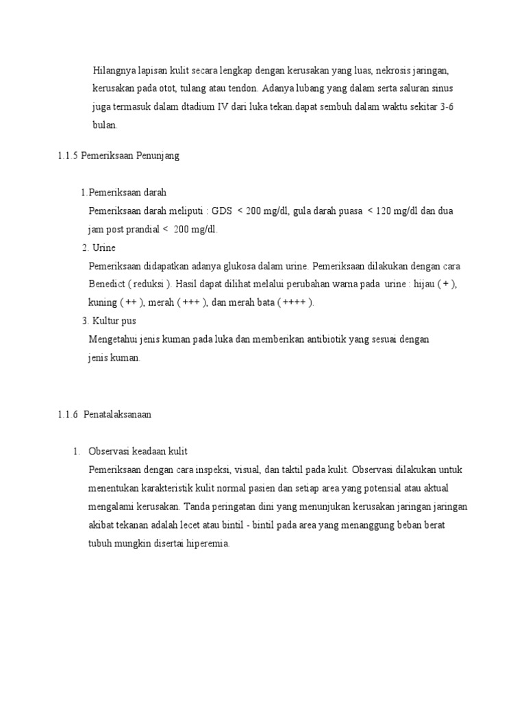 LP Ulkus Dekubitus | PDF