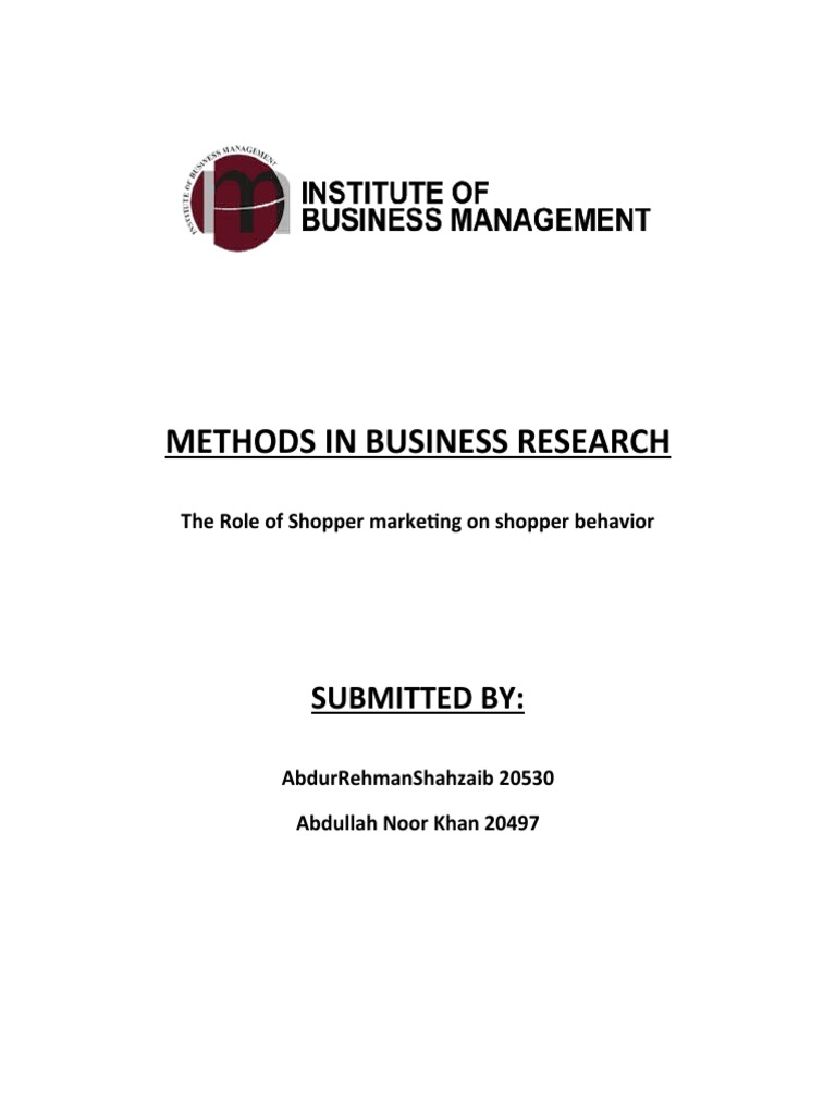 The Role of Shopper Marketing On Shopper Behavior | PDF | Retail ... The Role of Shopper Marketing On Shopper Behavior | PDF | Retail ...