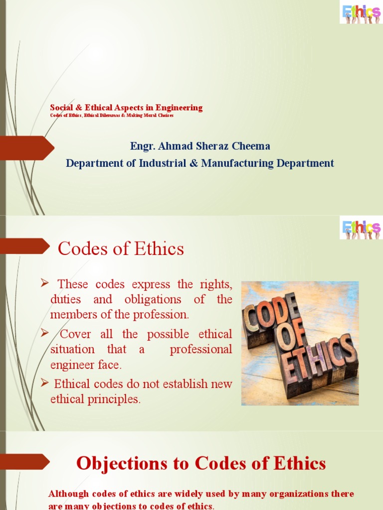 Moral Reasoning & Code of Ethics | Download Free PDF | Morality | Behavioural Sciences