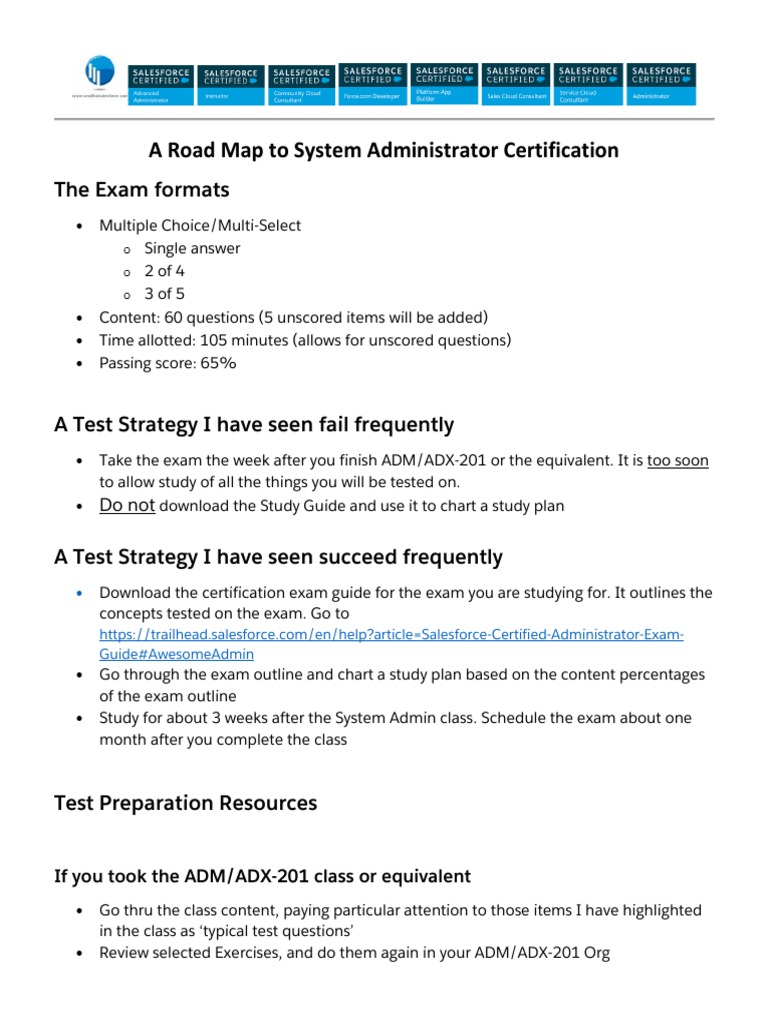 A Road Map To System Administrator Certification: The Exam Formats ...