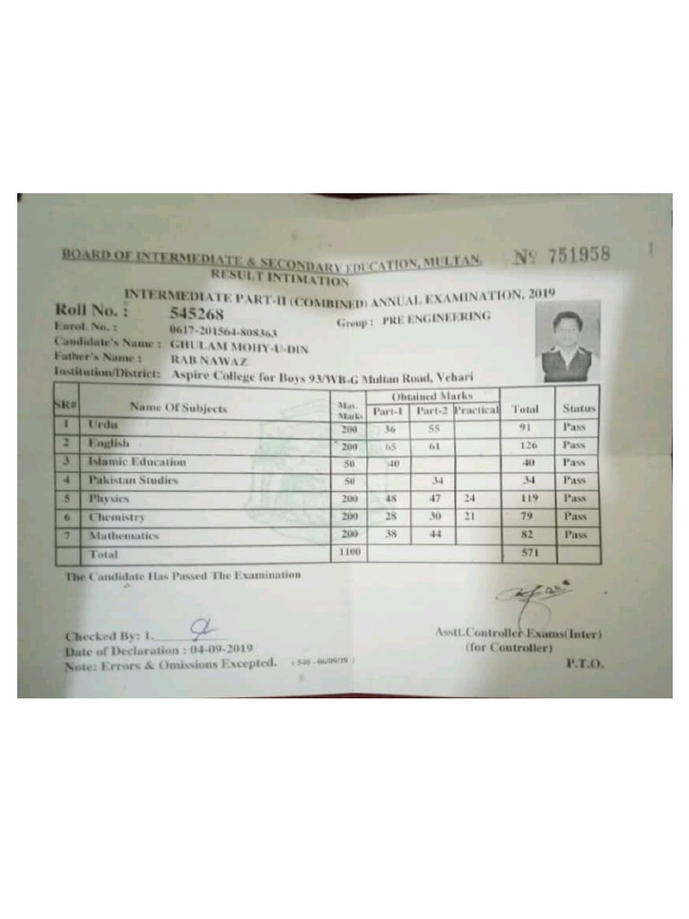 12th result | PDF