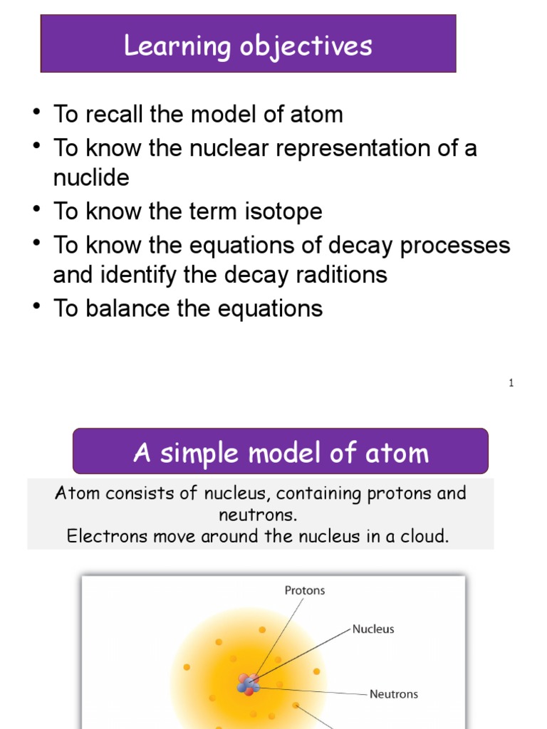 Radioactive Decay and Isotopespptx | PDF | Atomic Nucleus | Radioactive Decay
