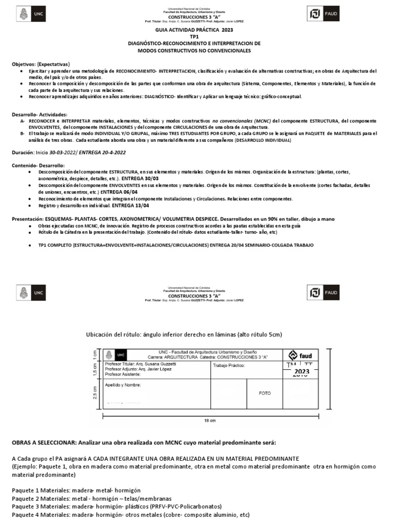 Guia TP1 - 2023 | PDF | Diseño