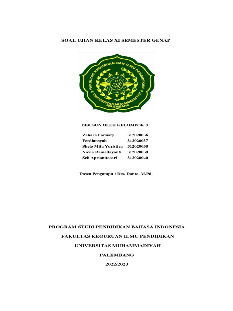 (2) TUGAS SOAL EPBI KELOMPOK 8... | PDF