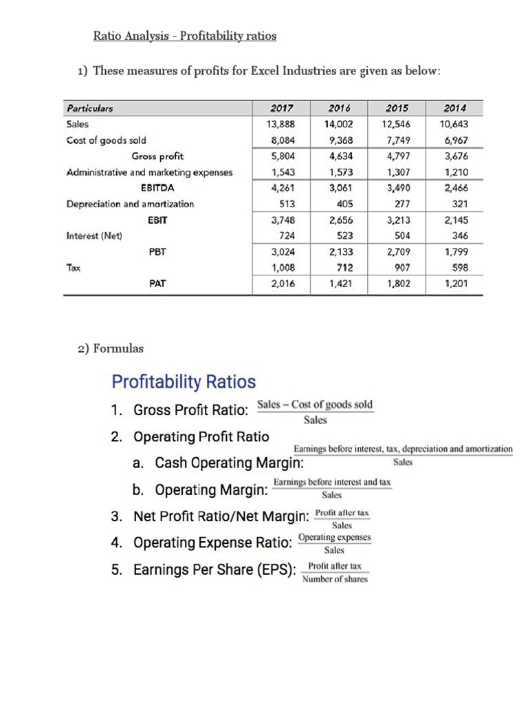 Ratio Analysis | PDF