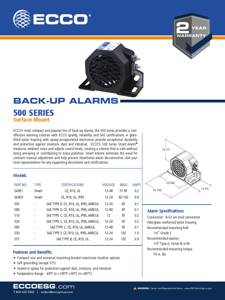 500 - ECCO - 8.5x11 Còi de ECCO | PDF | Electrical Engineering | Electricity
