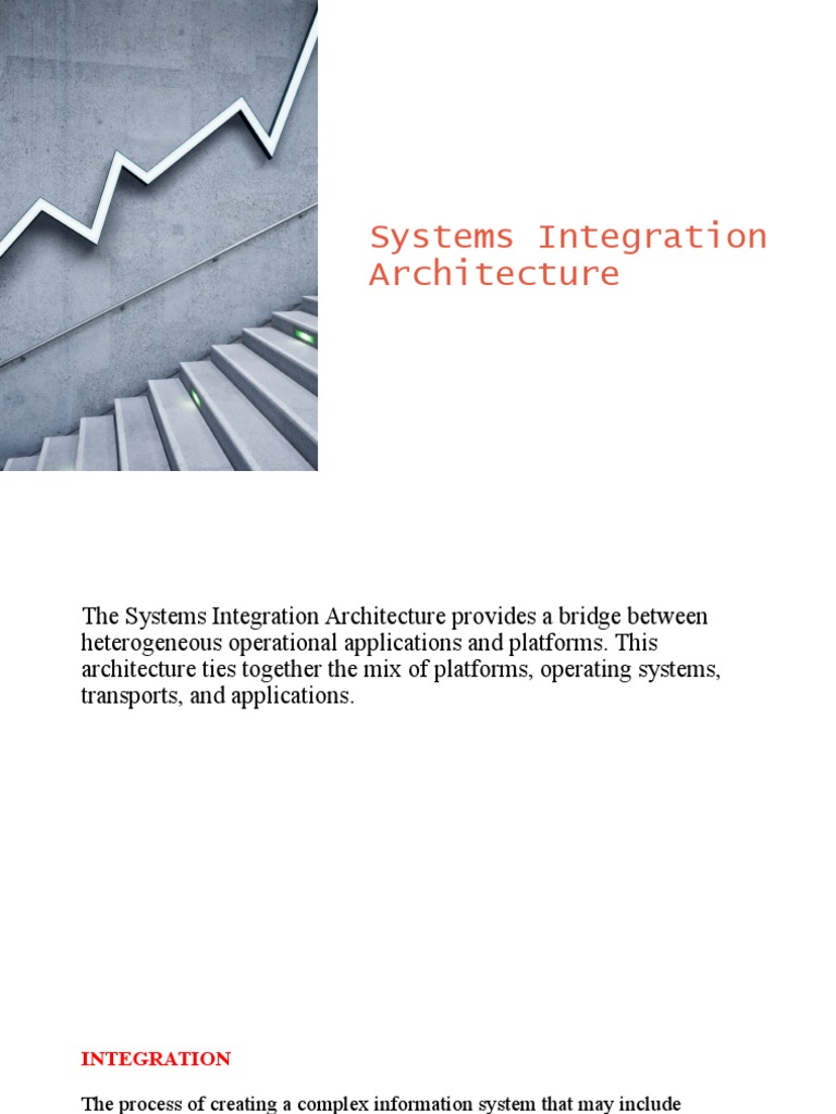 Systems Integration Architecture | PDF | Service Oriented Architecture ...