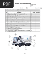 Roller Compactor Inspection Checklist | PDF | Wheeled Vehicles | Car