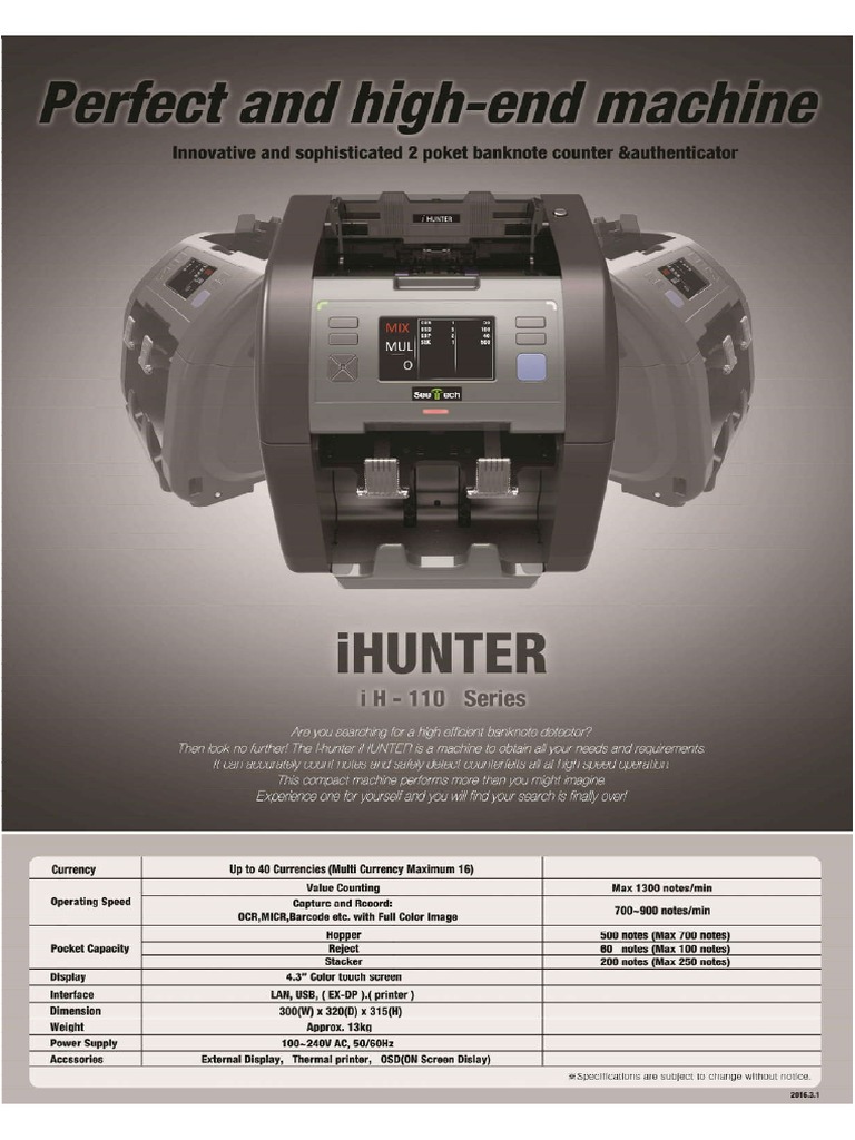 IH-110 Series Brochure | PDF